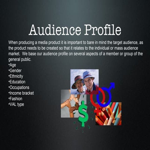 Audience profile | PPT