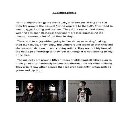 Audience profile | PDF