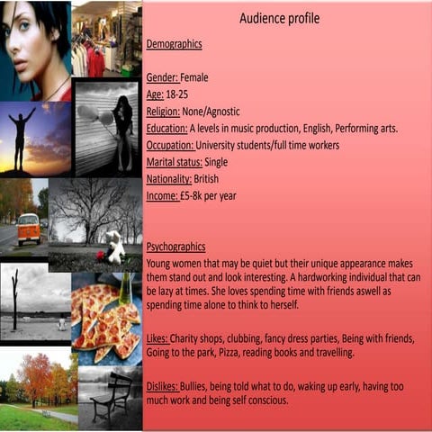 Audience profile | PPT