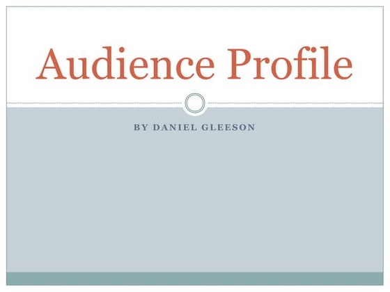 Audience profile | PPTX