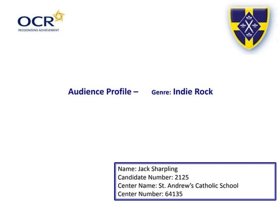 Audience profile | PPT