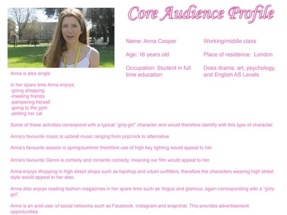 Audience visual profile | PPTX