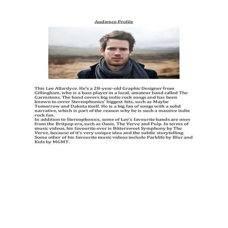 Audience profile | PDF