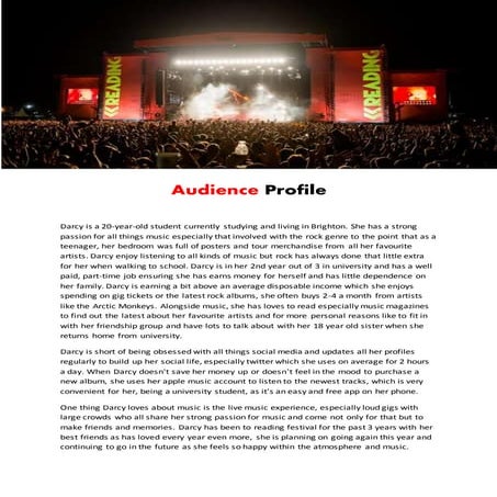 target audience profile | PPTX