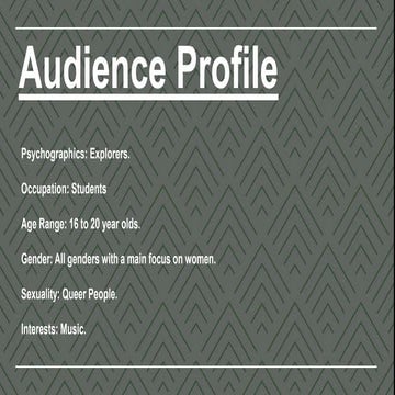 Audience Profile | PPT