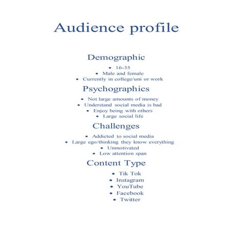 Audience profile.docx
