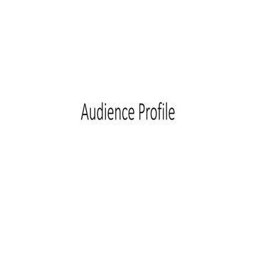 Audience Profile.pptx