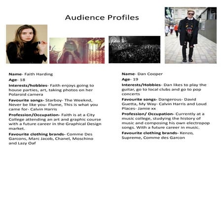 Audience profiles | PDF
