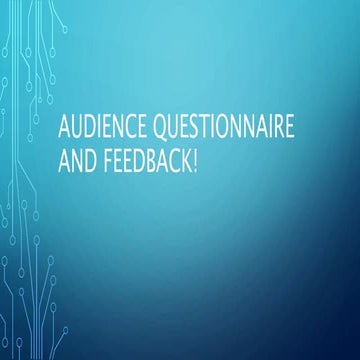 Post production questionnaire | DOCX