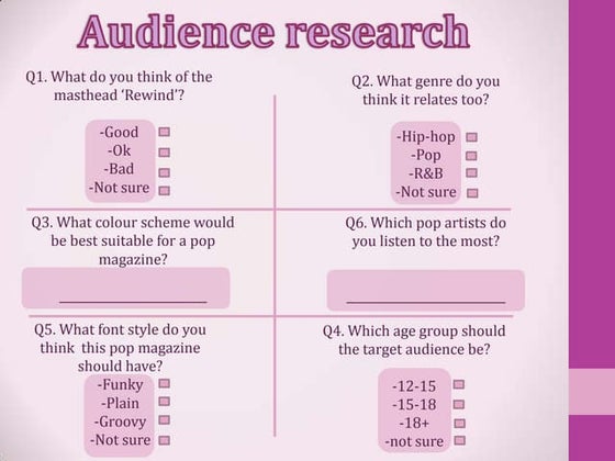 Questionnaire results | DOCX | Music | Entertainment