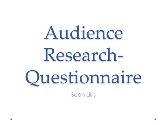 Questionnaire for poster | DOCX