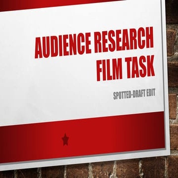 Post Film Questionnaire | PPTX