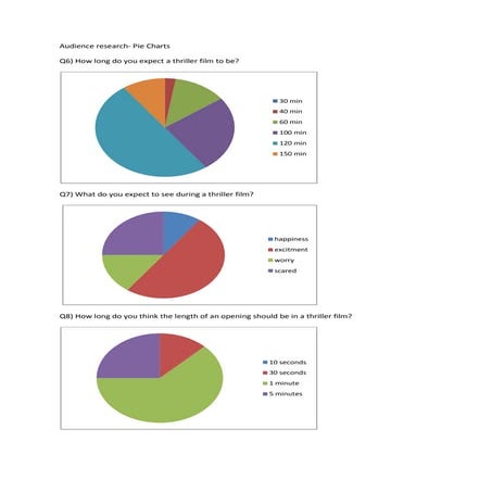Audience research pie chart | DOCX