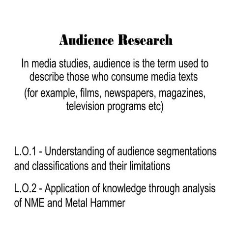 Critical responses presentation | PPTX