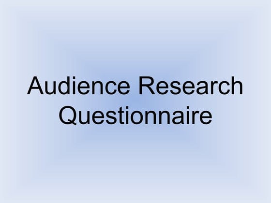 Questionnaire | DOCX | Music | Entertainment