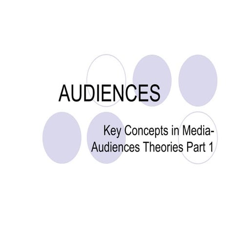 Audiences Effects 1 | PPT