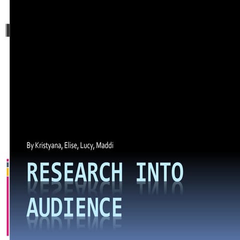 Audience questionnaire pptx | PPTX