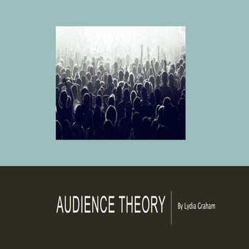 Audience theory | PPT