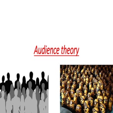 Audience theory | PPT
