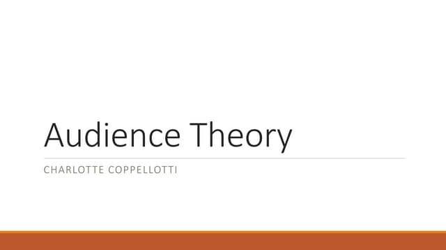 Theories of communication | PPTX