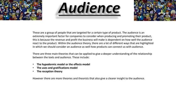 Audience theory | PPT