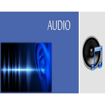 Diferencias entre sonido, audio,audio digital | PDF
