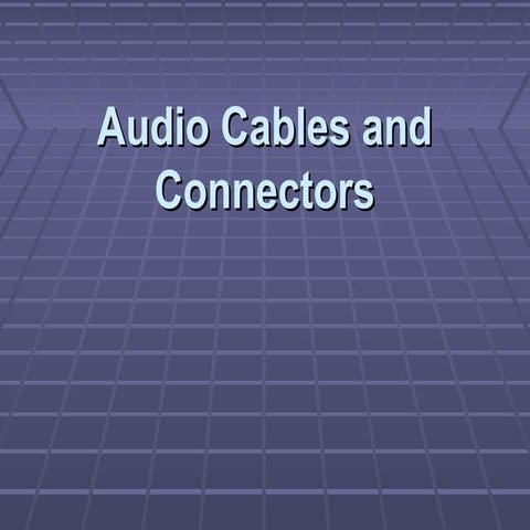 Audio Video Connector | PPT