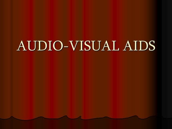 Non projected av aids - Charts, Poster, flash cards | PDF