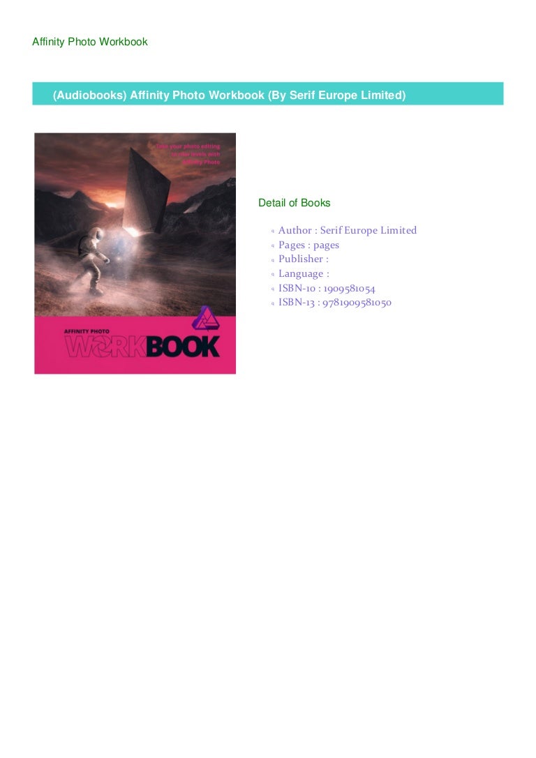Affinity photo workbook zip - acetogig