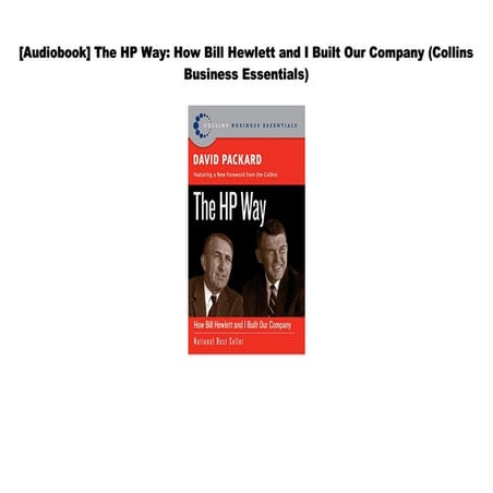 [PDF] The HP Way: How Bill Hewlett and I Built Our Company (Collins ...
