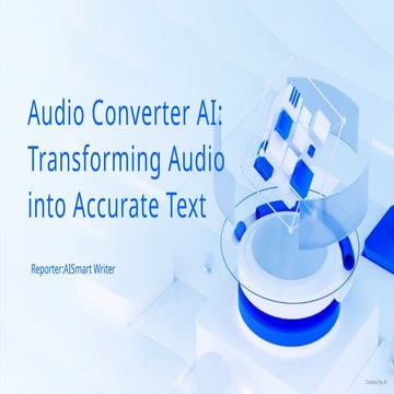 Audio Converter AI - Convert Audio to Text Online Free | PPTX