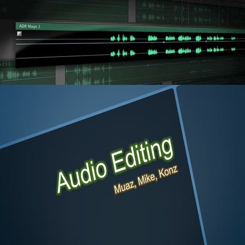 Audio editing | PPTX