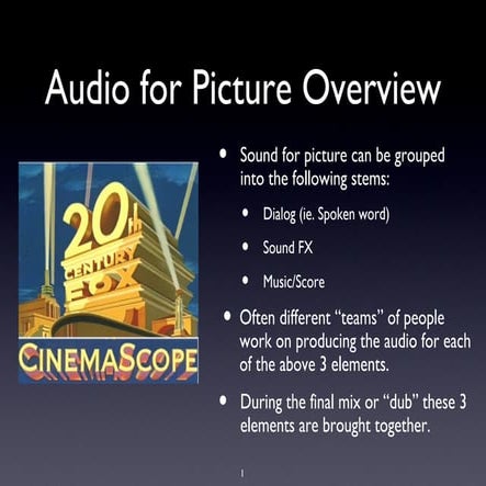 Sound Design - From Zero to Hero | PPT