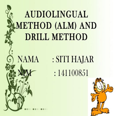 Drilling as teaching technique in teaching English | PDF