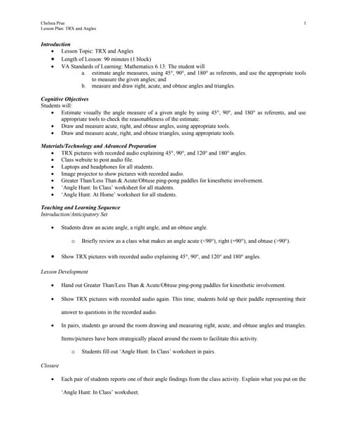 Angle Hunt Worksheets | DOC | Drawing and Sketching | Arts and Crafts