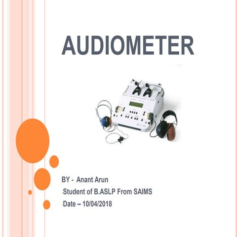 Audiometer | PPTX