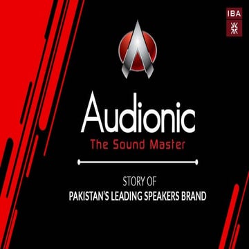 Audionic presentation | PPTX