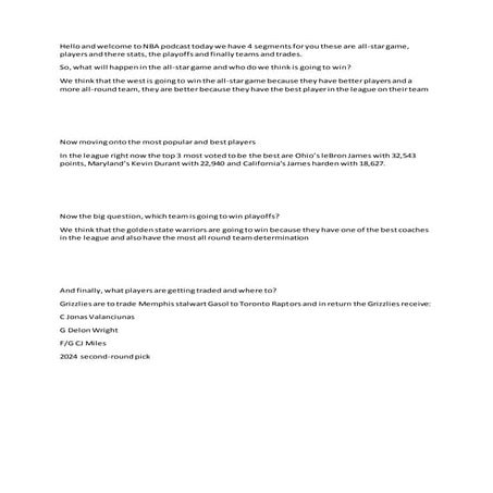 Audio experiment script | DOCX