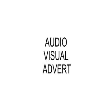 Audio Visual advert script.docx