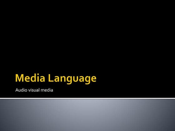 Technical elements of film | PPTX | Soundtracks, TV and Showtunes | Music