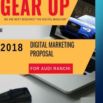 Audi Digital Marketing plan | PPT