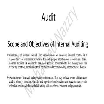 Basic Audit | PPT
