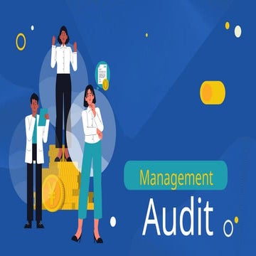 management audit, introduction and concept | PPT