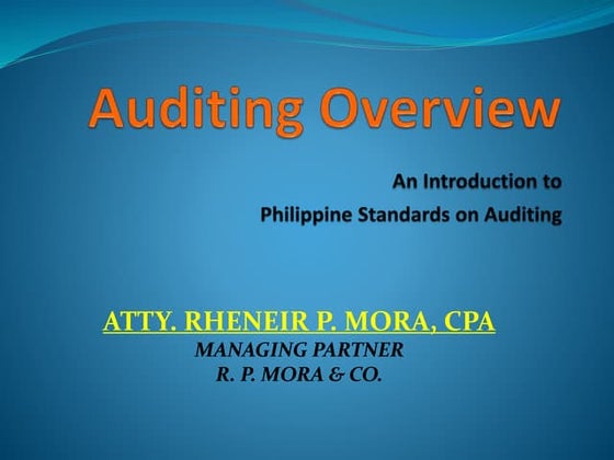 Audit process | PDF | Business Accounting & Finance | Business