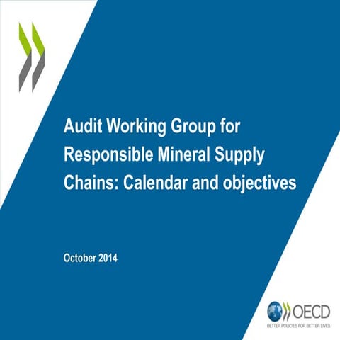 Audit Working Group for responsible mineral supply chains | PPTX