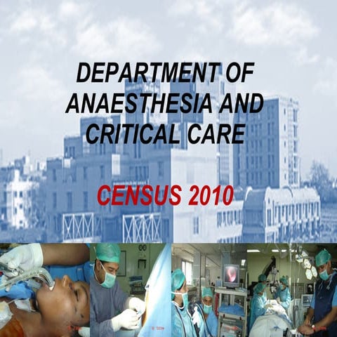 Audit Anesthesia Dept-2010 ,JPNATC AIIMS | PPT
