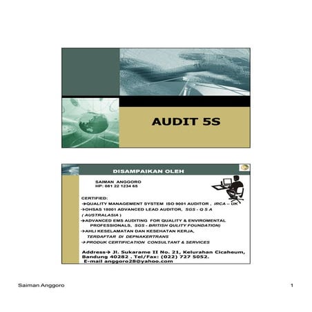 Audit 5 s | PDF