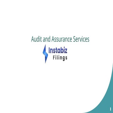 Expert Audit and Assurance Services for Your Business | PPTX