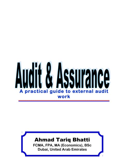 Substantive Procedures - AUDITING STUDY NOTES | PDF