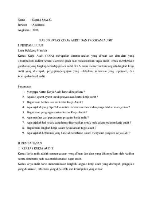 1. spo pelaksanaan kegiatan spi | DOC